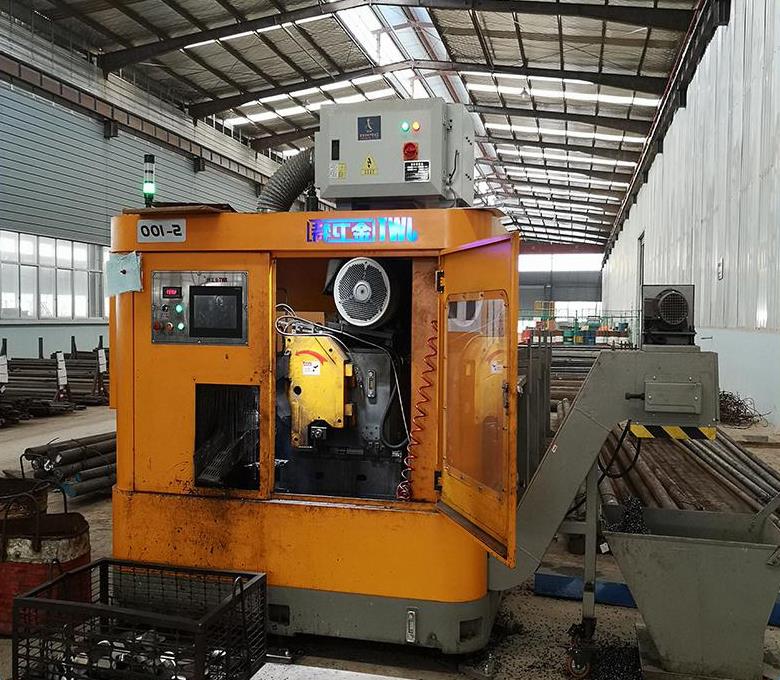 Main equipment in the front track - high-speed circular saw machine ...